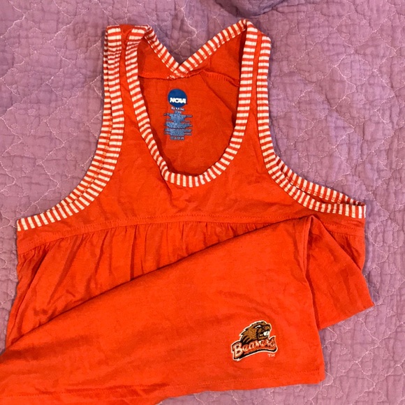 NCAA | Tops | Orange Oregon State Tank Top | Poshmark